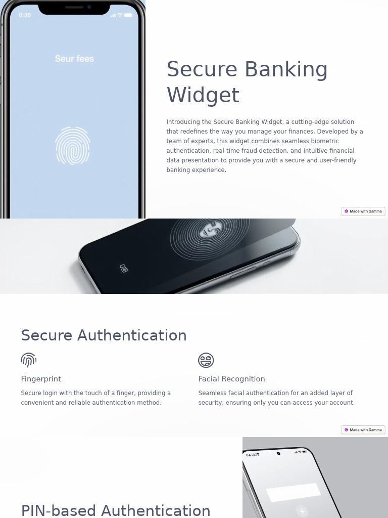 Secure Banking Widget | PDF | Authentication | Security