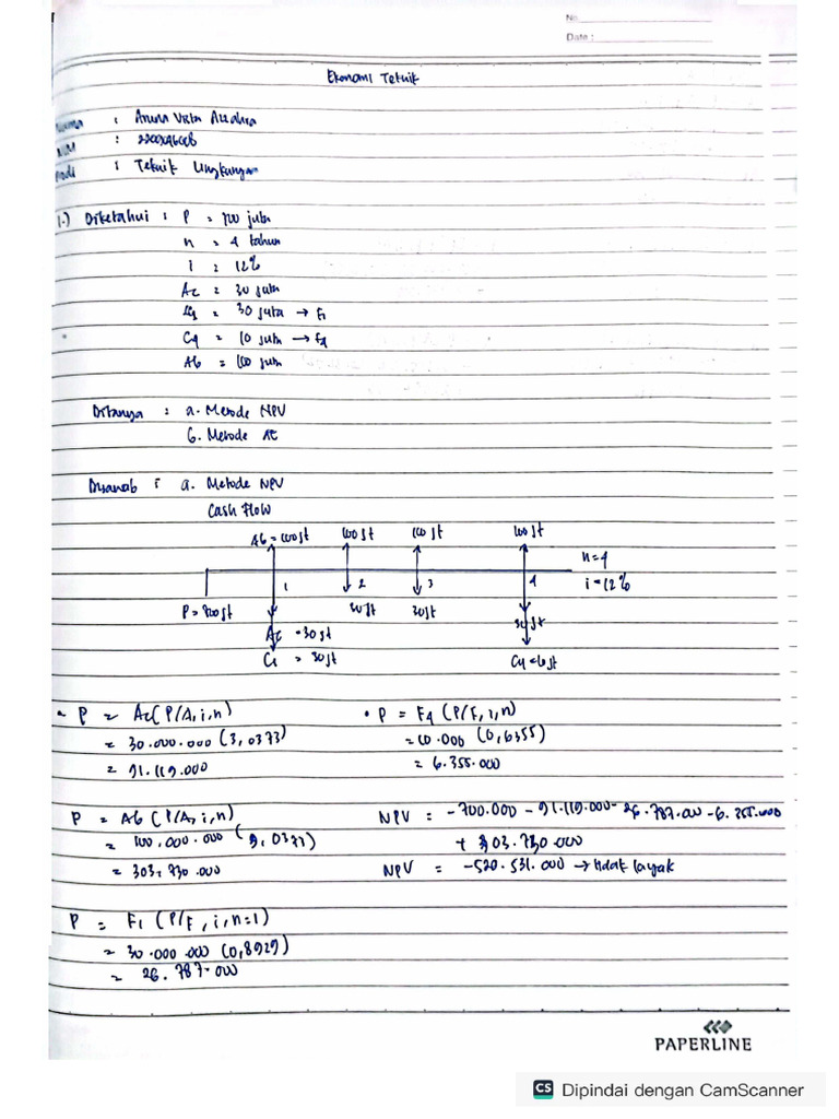 Aruna Vista Azzahra Ekonomi Teknik 2 | PDF