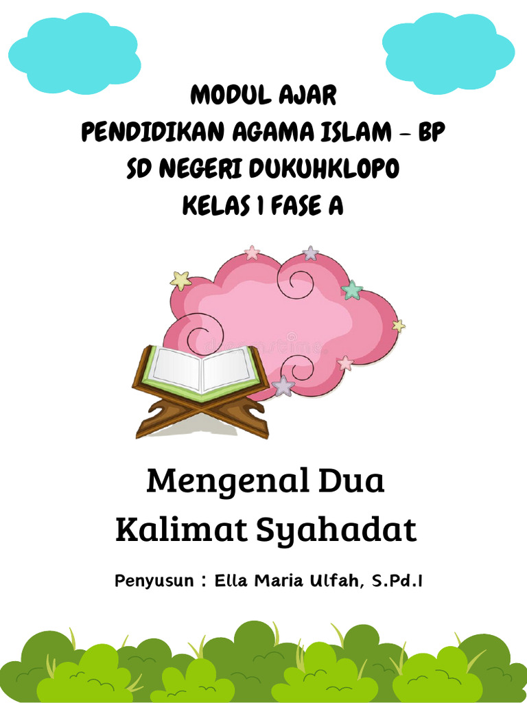 Modul Pembelajaran Kelas 1 - Syahadat | PDF