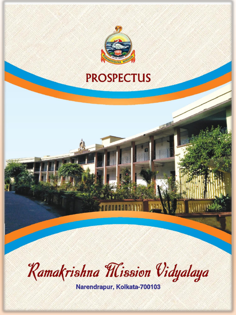 Ramakrishna Mission Vidyalaya Overview | PDF | Ramakrishna Mission