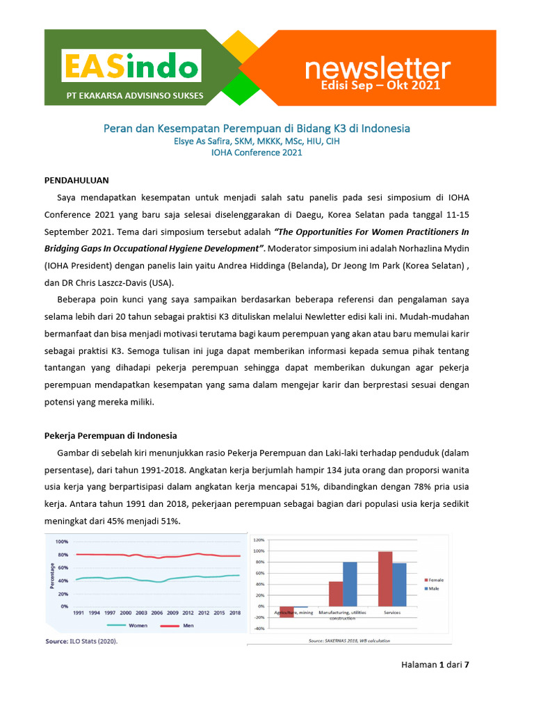 Newsletter Sep-Okt 2021 - Tantangan Dan Kesempatan Perempuan Di Bidang ...