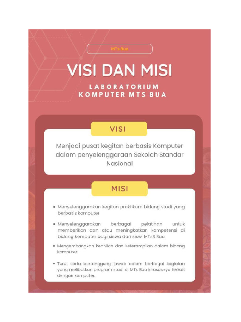 Visi Misi | PDF