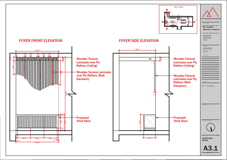A3.1_FoyerWallDetail | PDF | Building Engineering
