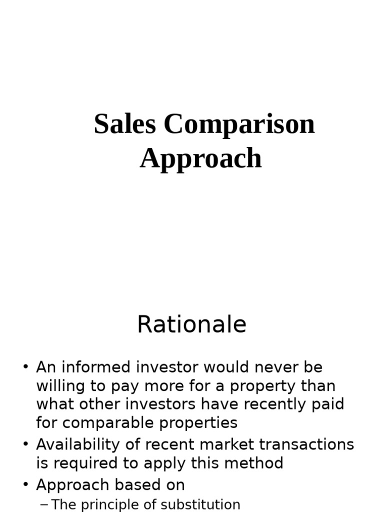 07C1 Sales Comparison | PDF | Market (Economics) | Interest