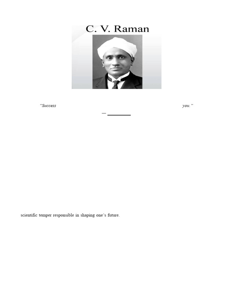 CV Raman Invite 2024-25 Brochure | PDF | Science | Scientific Method