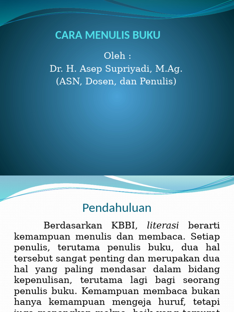 Panduan Lengkap Menulis Buku | PDF