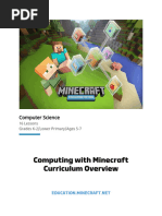 Coding With Minecraft - Unit 1 - Introduction | PDF | Minecraft | Computer Programming