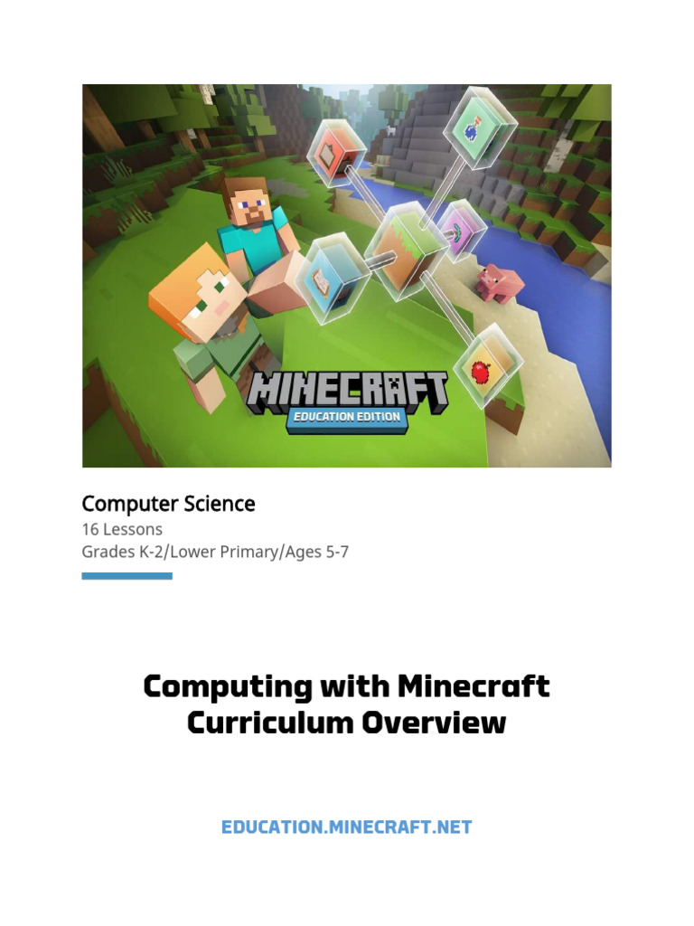 2693559446966025-Computing With Minecraft - Curriculum Overview | PDF ...