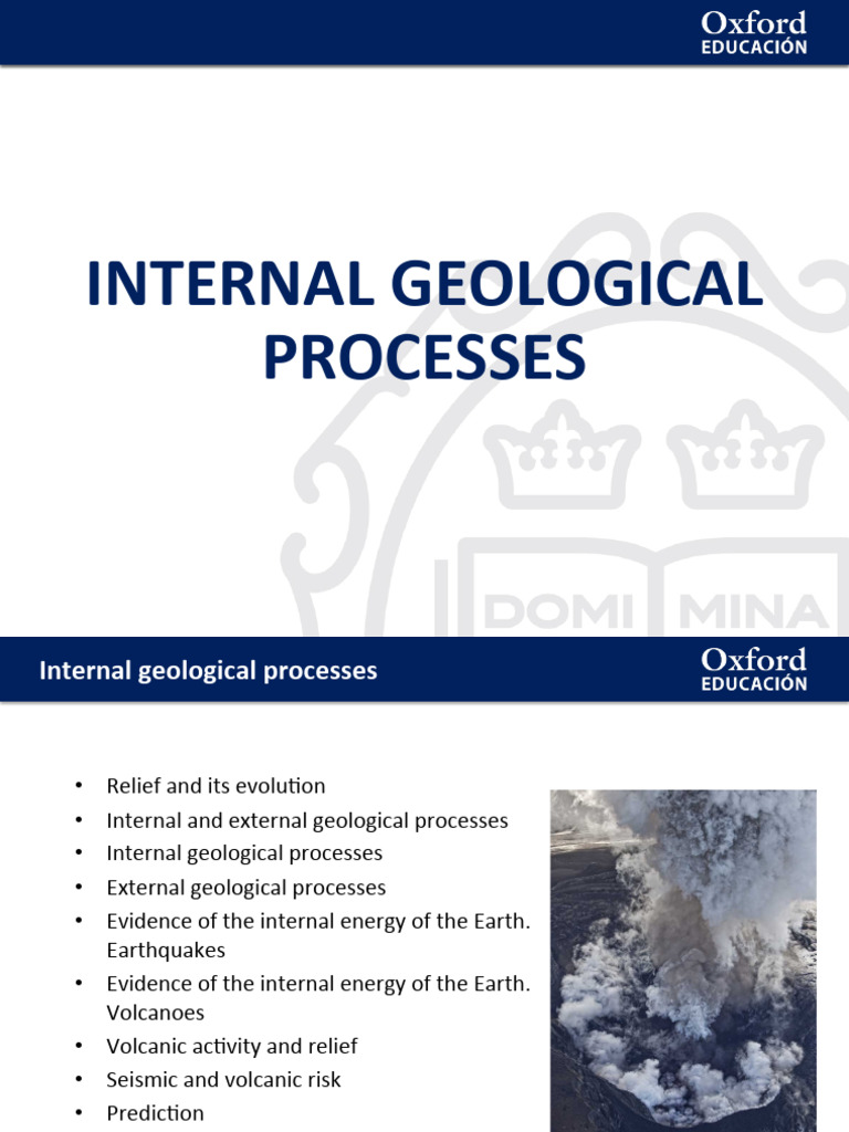 Int Geol Processes Presentation | PDF | Volcano | Lava