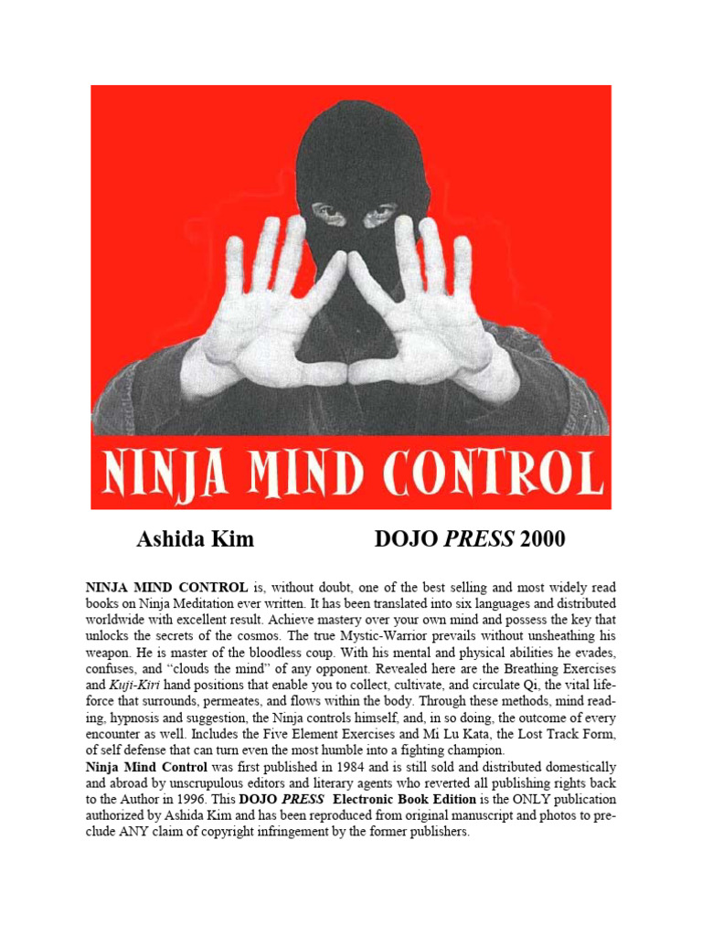 Ninja Mind Control | PDF | Qigong | Yin And Yang