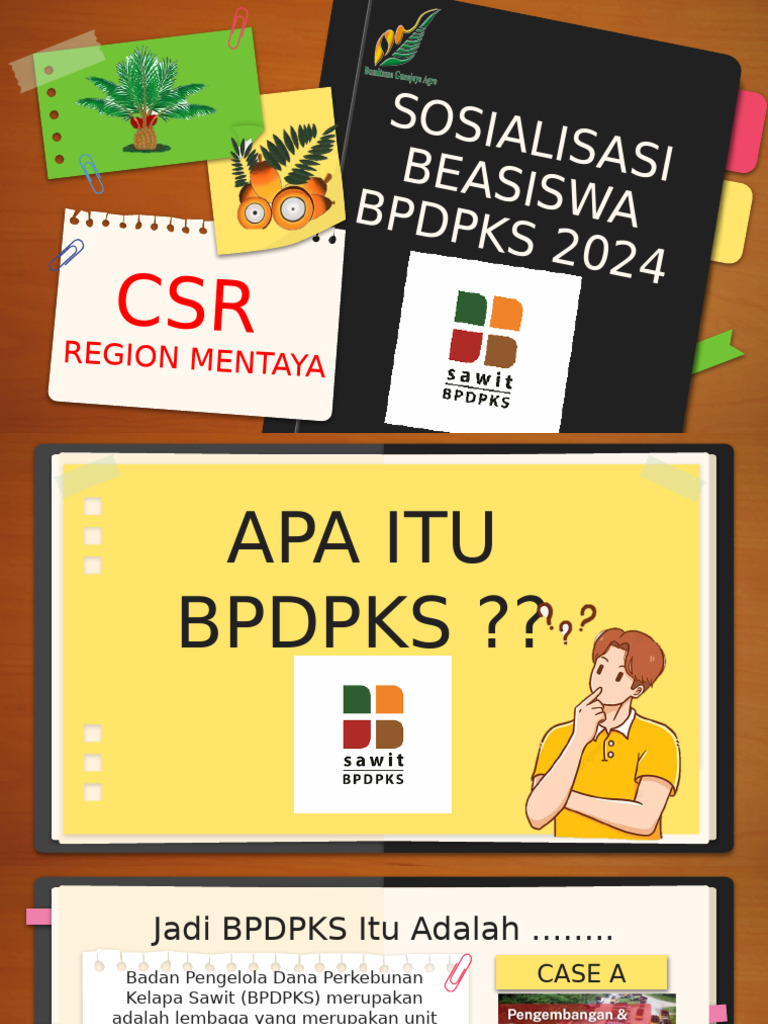 Sosialiasi Beasiswa BPDPKS 2024 | PDF