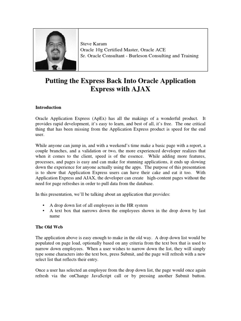 Apex And Ajax How Pdf Ajax Programming World Wide Web 