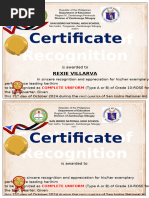 Matatag Certificate With Honors | PDF