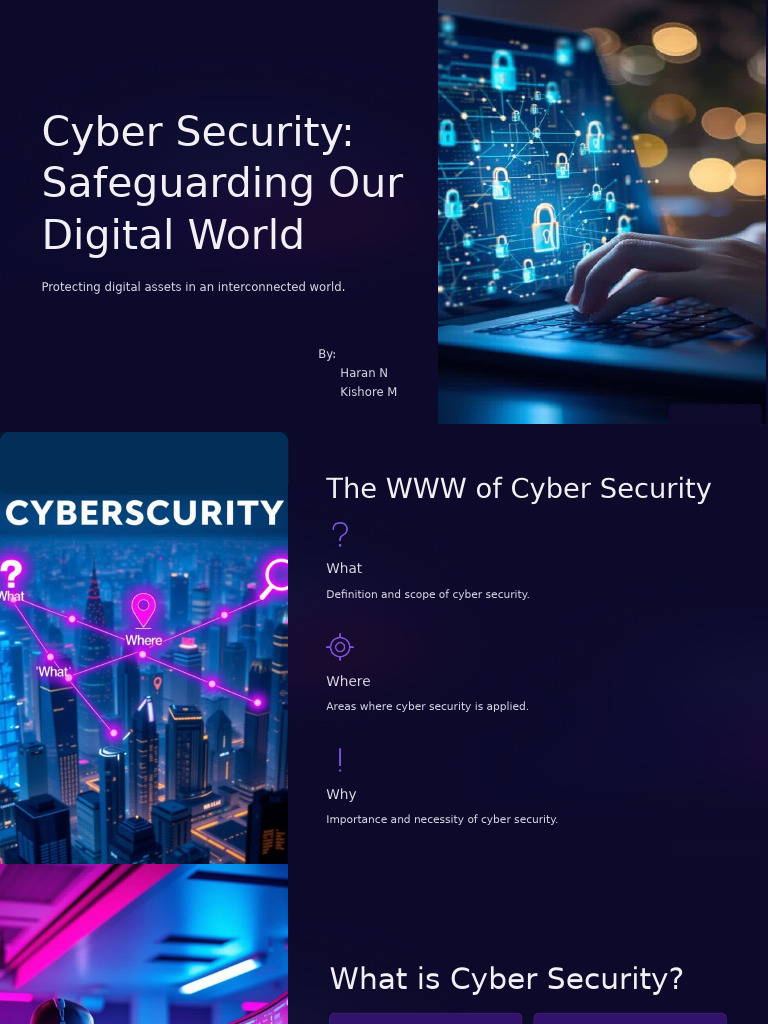 Cyber Security Safeguarding Our Digital World | PDF | Security | Computer Security