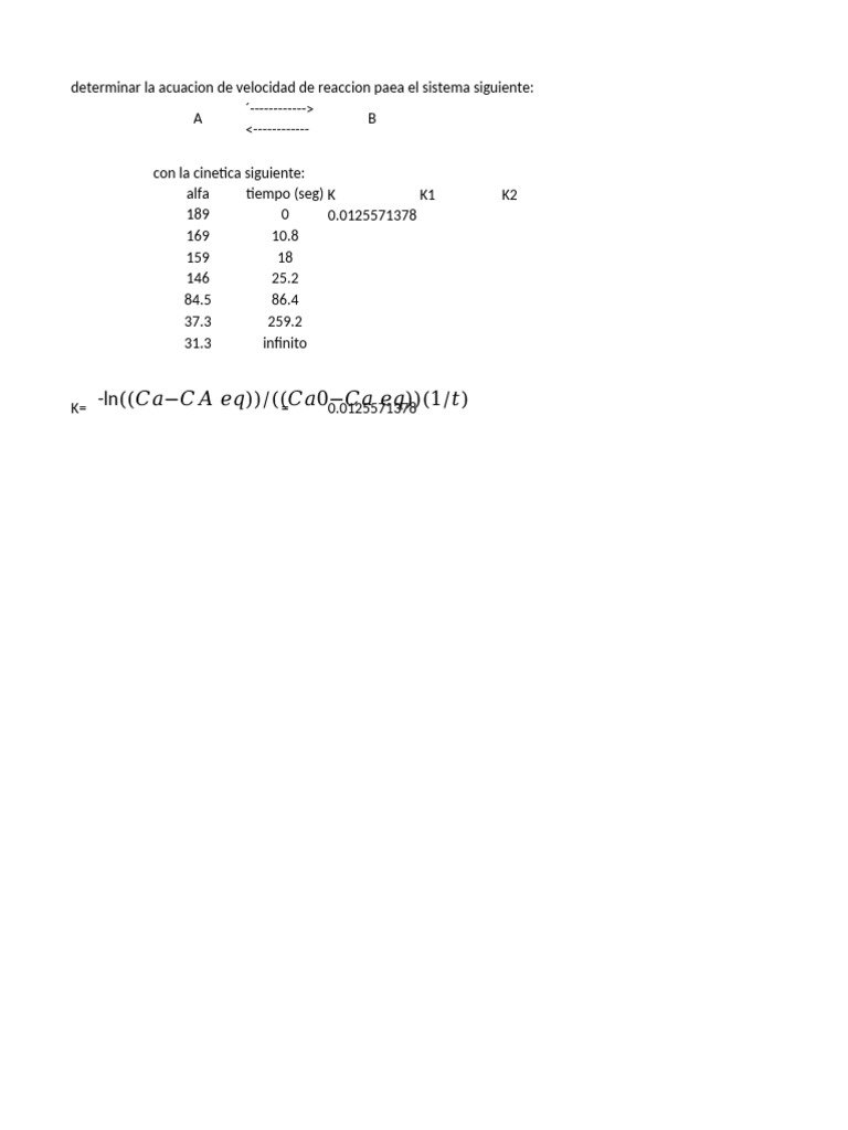 Tarea Vel RX Reactores Eve | PDF | Ciencia y matemáticas