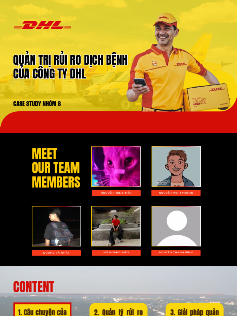 Case Study DHL - Nhóm 8 - QC21 | PDF