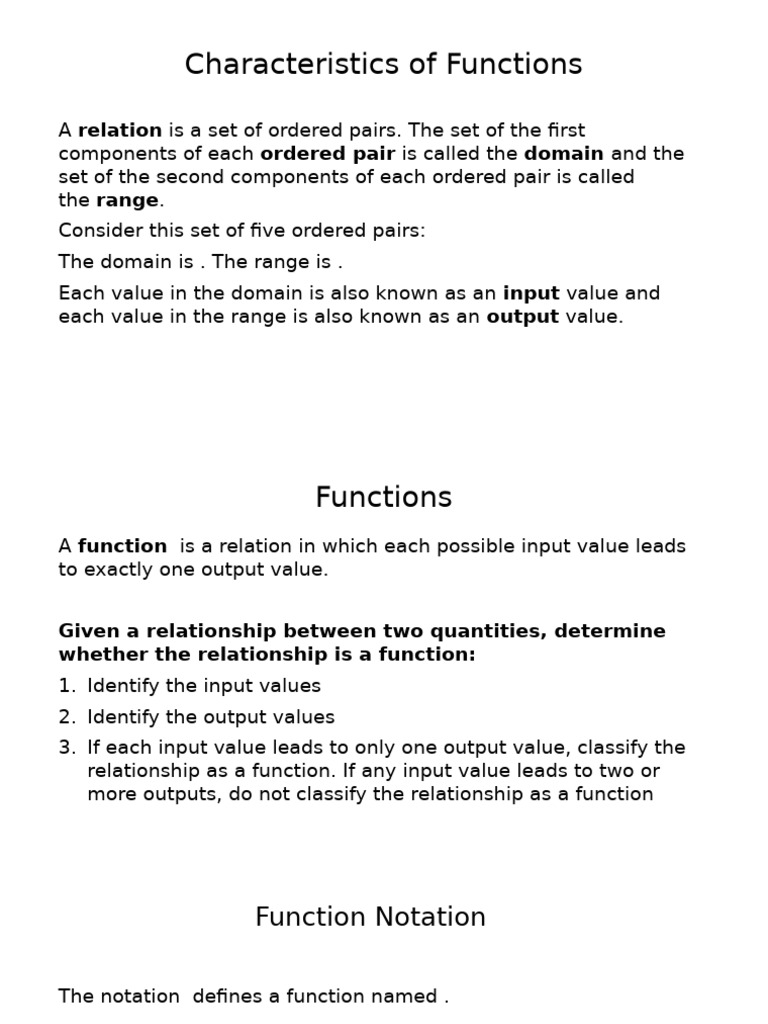 CollegeAlgebra 05 FunctionBasics | PDF | Function (Mathematics) | Equations