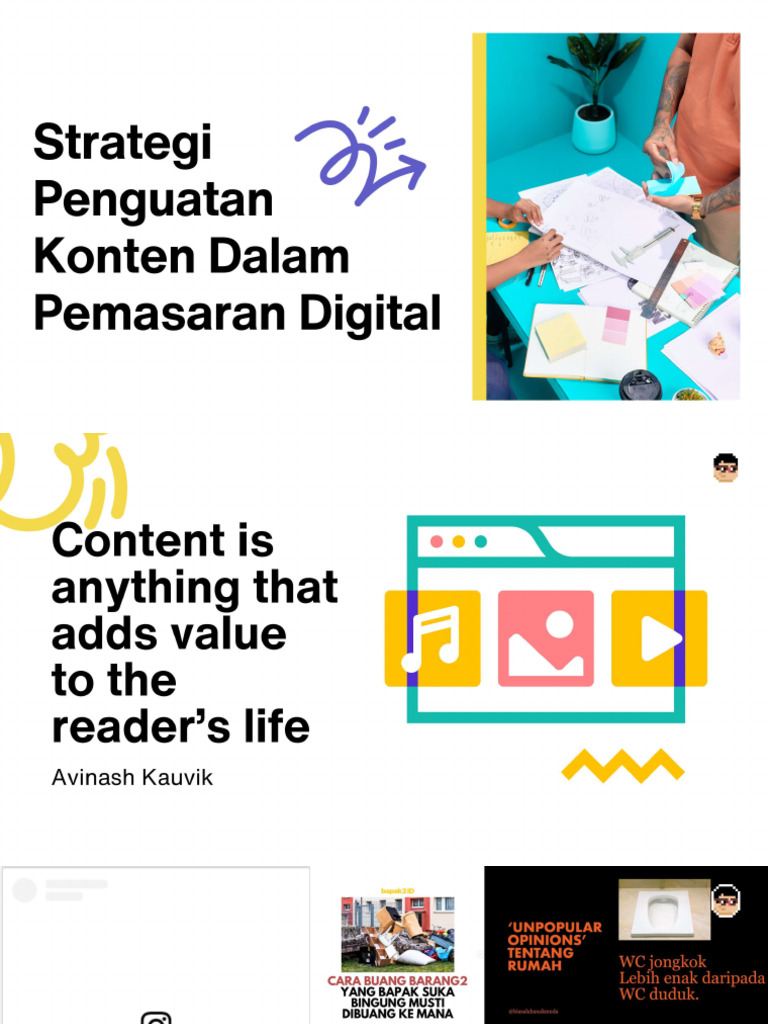 Strategi Penguatan Konten Dalam Pemasaran Digital - Compressed | PDF