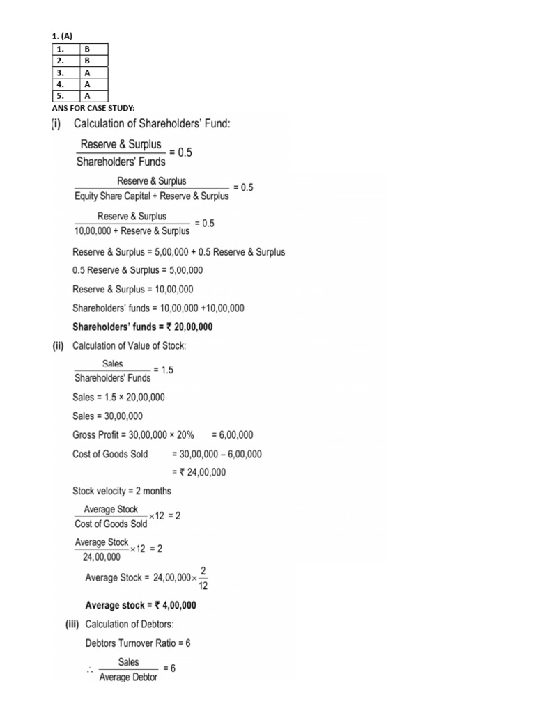 Test No. 110 Ans Key | PDF