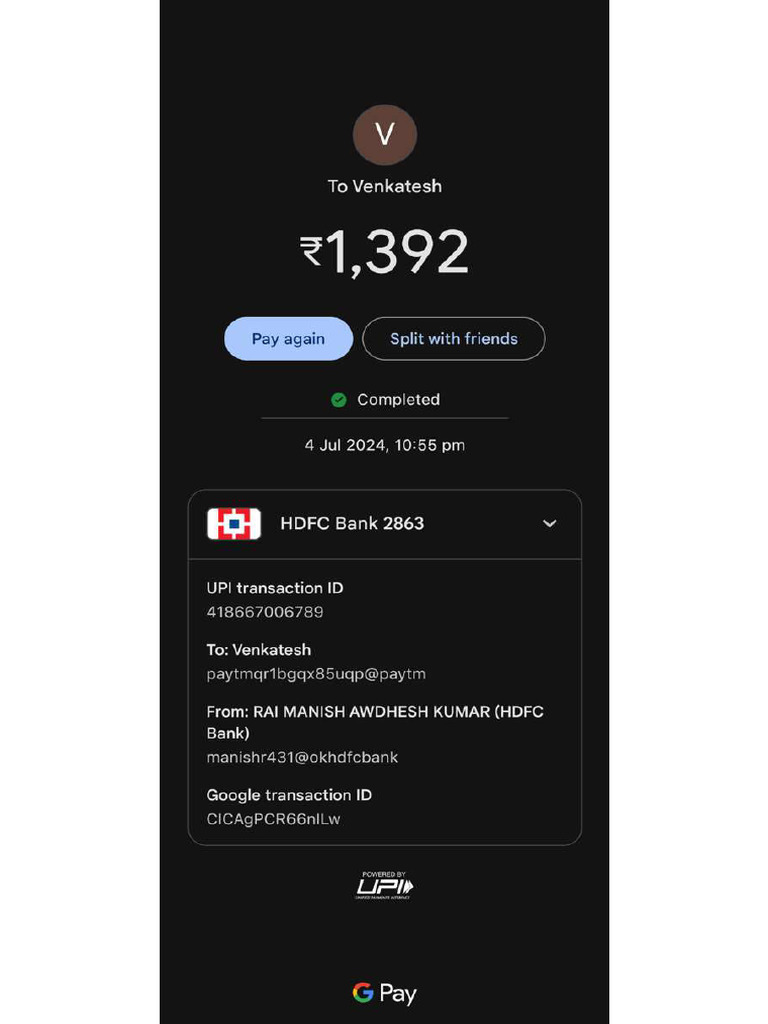 Uber Payment 1 | PDF