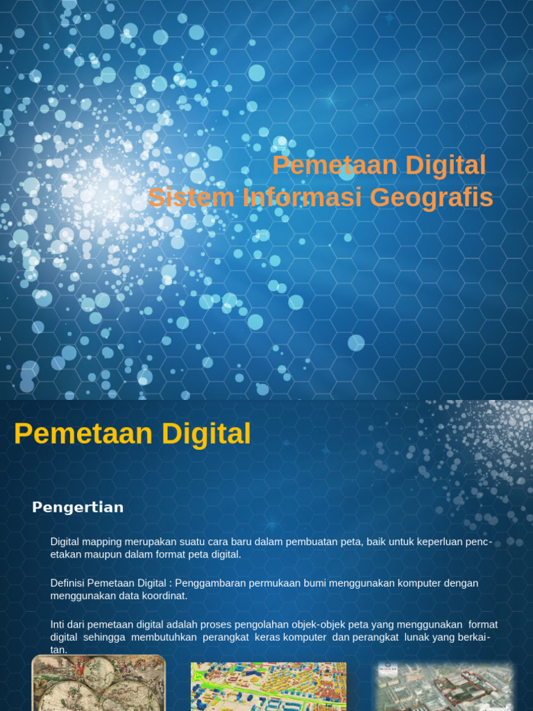 1 - Pengenalan Pemetaan Digital GIS | PDF | Komputer | Teknologi & Rekayasa