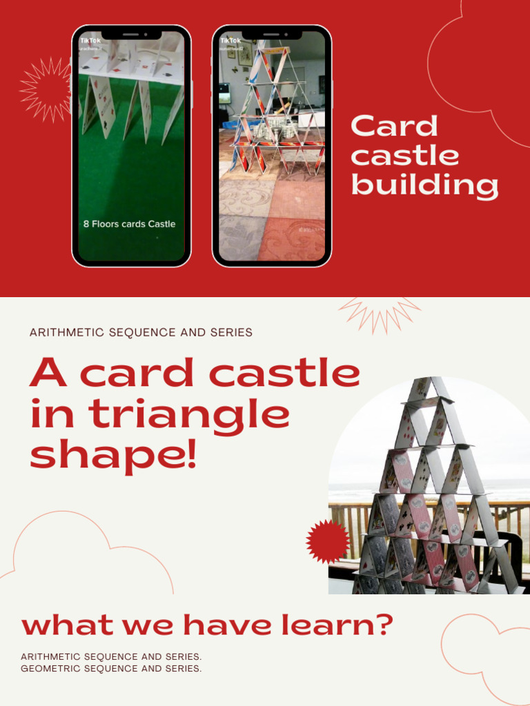Math project, card castle | PDF