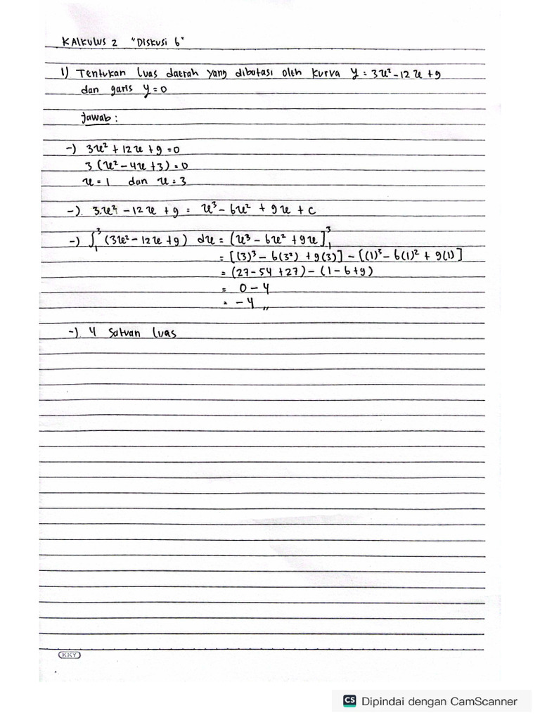 Diskusi 6 (Kalkulus 2) | PDF