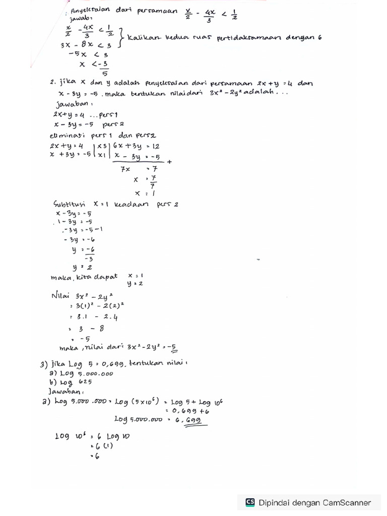 Duskusi 5 MTK Dasar 2 | PDF