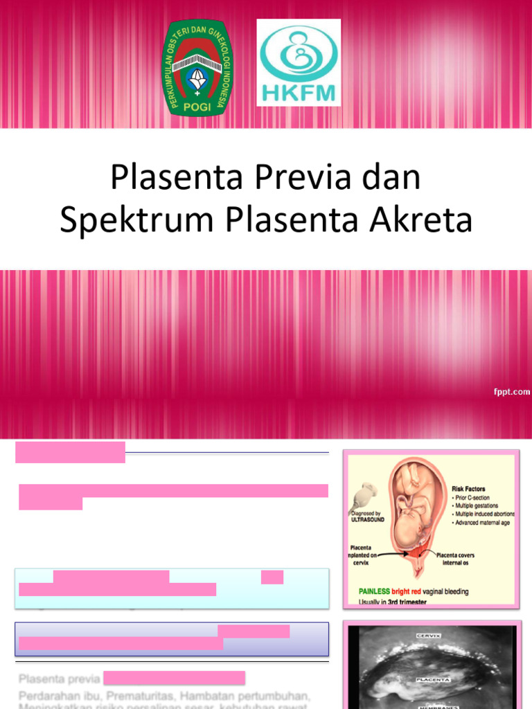 Plasenta Previa Dan Spektrum Plasenta Akreta | PDF