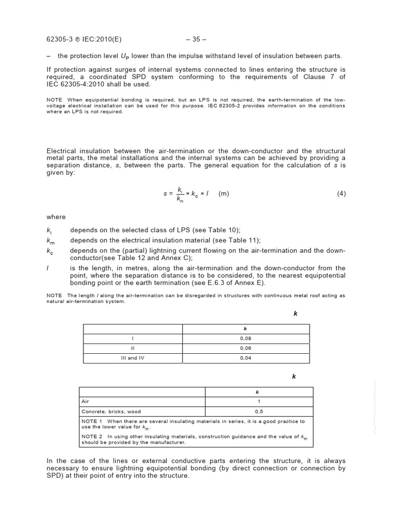 Electrical Insulation of The External LPS - EGAT SEMINAR SPD - 25641027 ...