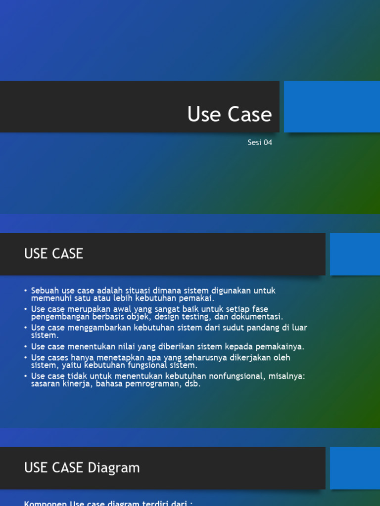 Sesi 04 - Use Case | PDF