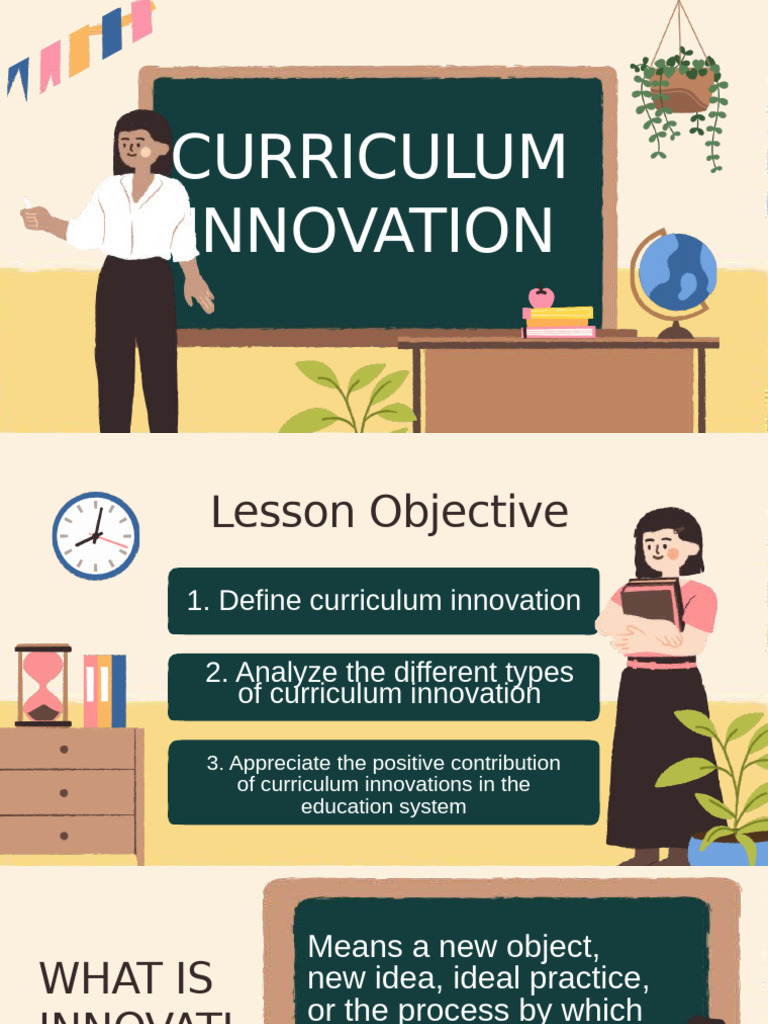 Types of Curriculum Innovation Explained | PDF | Curriculum | Learning