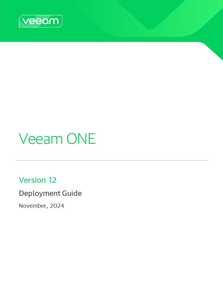 Veeam One 12 0 Deployment Guide | PDF | Microsoft Sql Server | Virtual ...