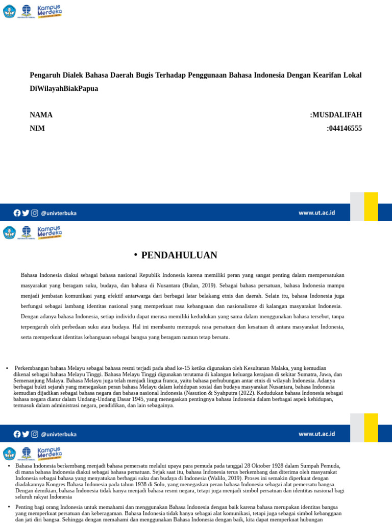 Tugas PPT MK Berbicara | PDF