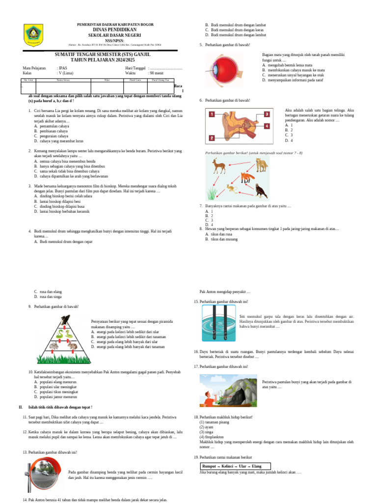 Sts Ipas Kls 5 Kumer | PDF