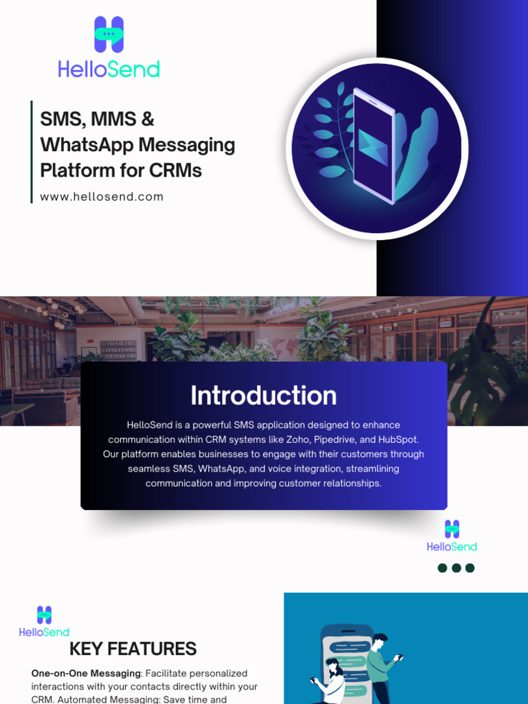 SMS, MMS & WhatsApp Messaging Platform For CRMs | PDF | Career & Growth | Computers