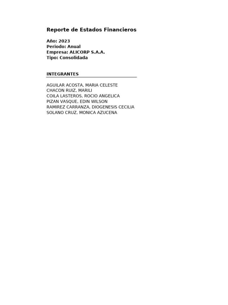 Analsis Dupont - Alicorp Saa | PDF | Rentabilidad sobre recursos propios | Economias