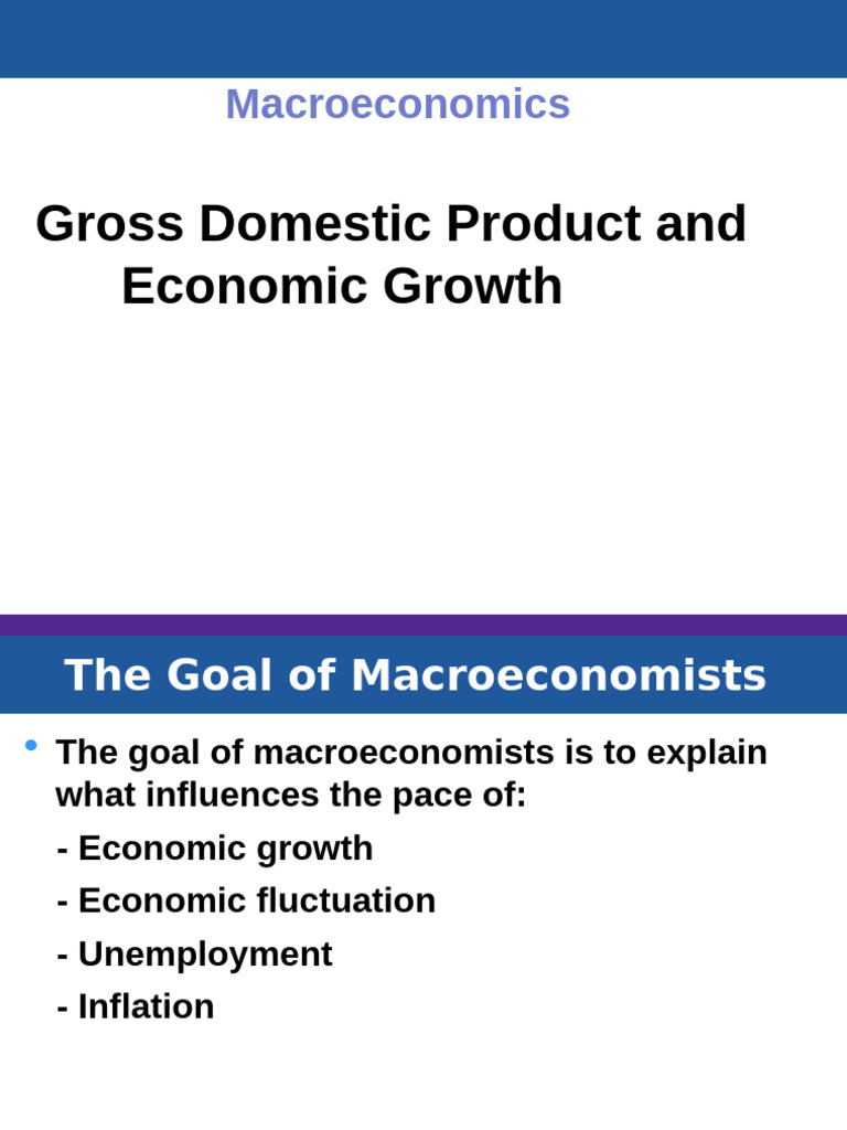 Understanding GDP and Economic Growth | PDF | Gross Domestic Product ...