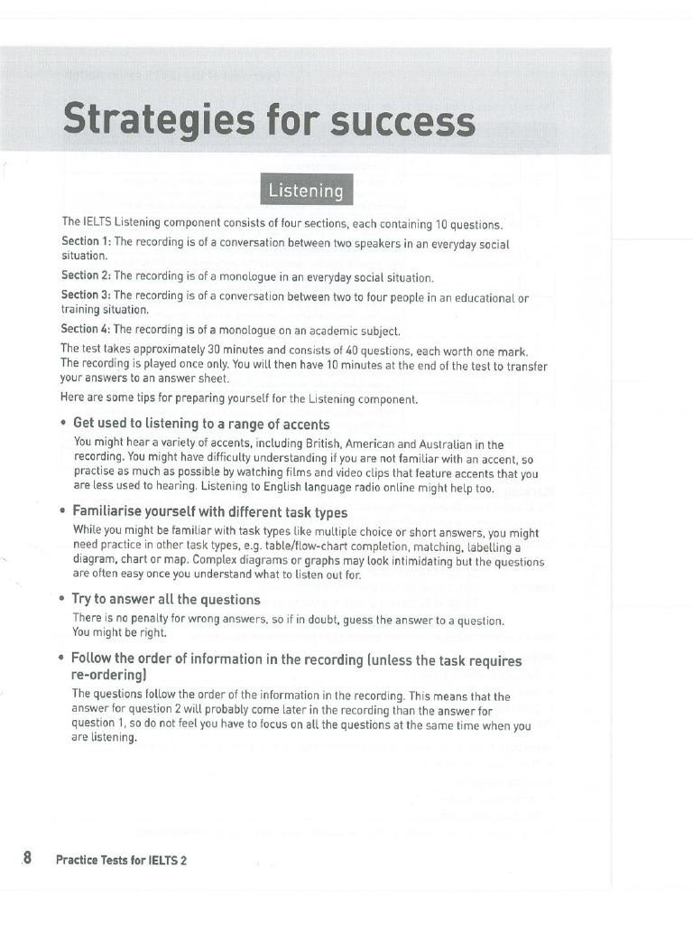 Strategies For Success | PDF