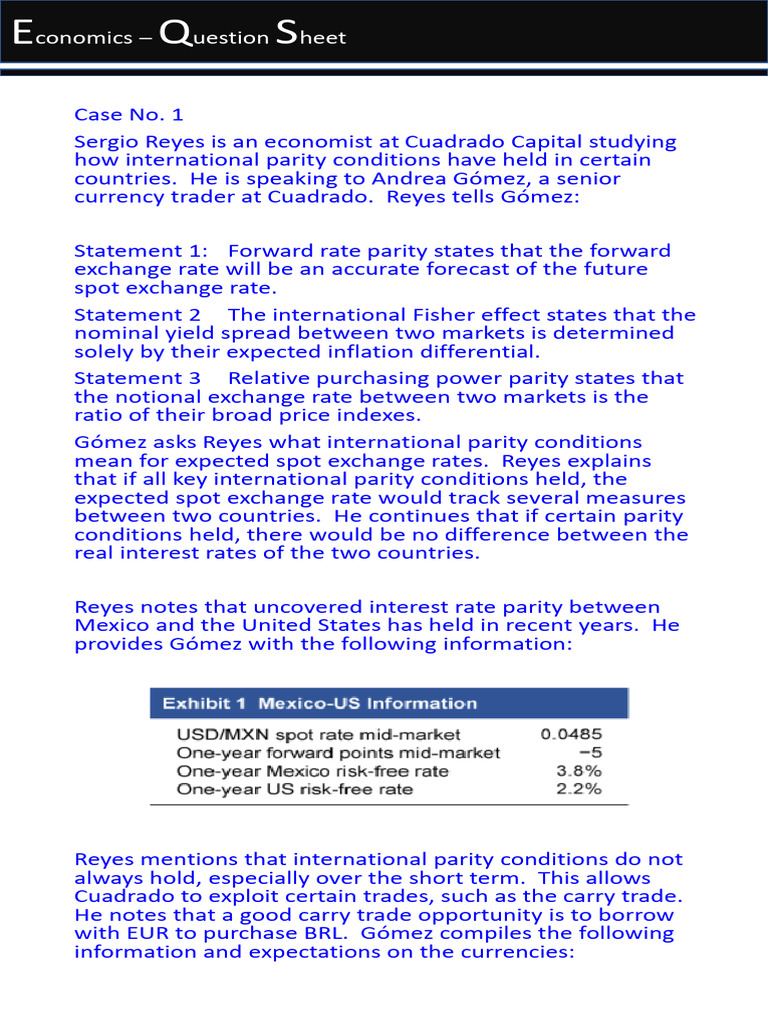 Economics | PDF | Exchange Rate | Foreign Exchange Market