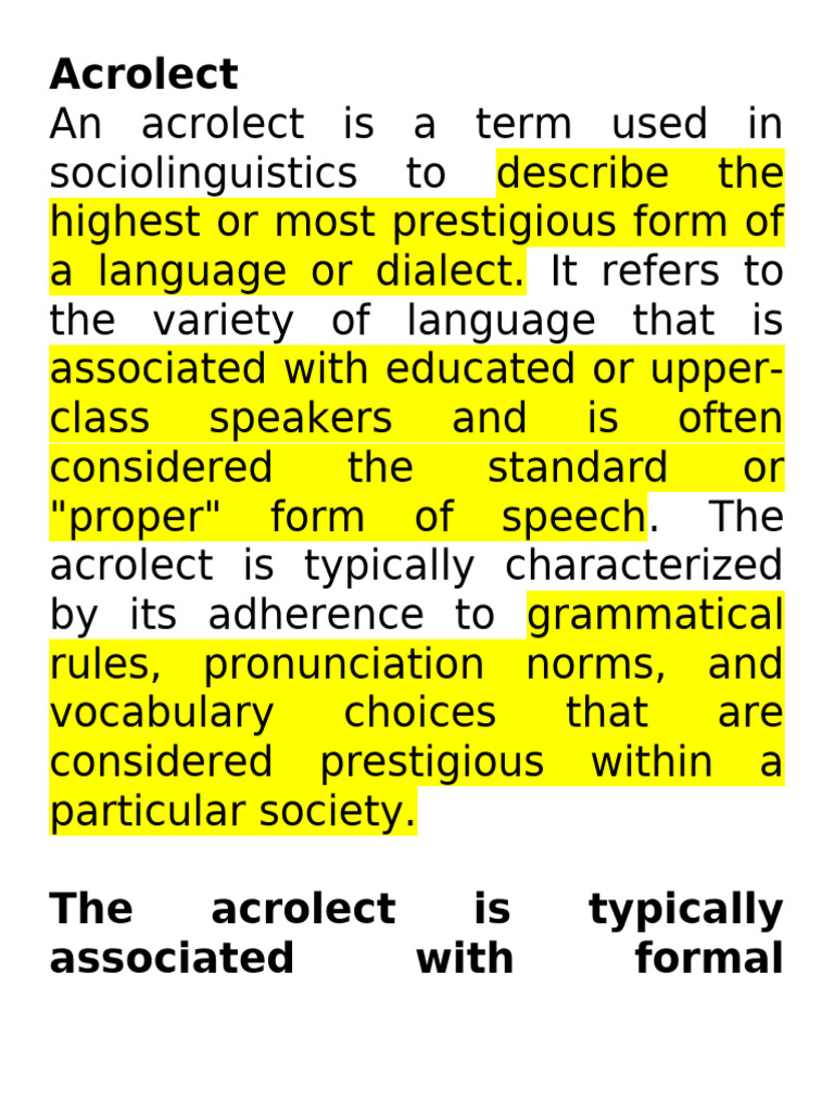 Understanding Language Varieties | PDF | Social Science | Foreign ...