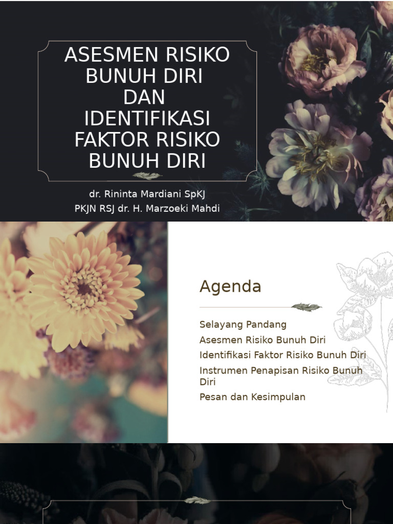 Assessment Risiko Bunuh Diri | PDF