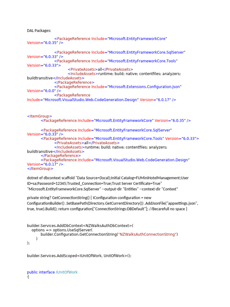 PRN221 - PE - NOTE (AutoRecovered) | PDF | Language Integrated Query | Databases