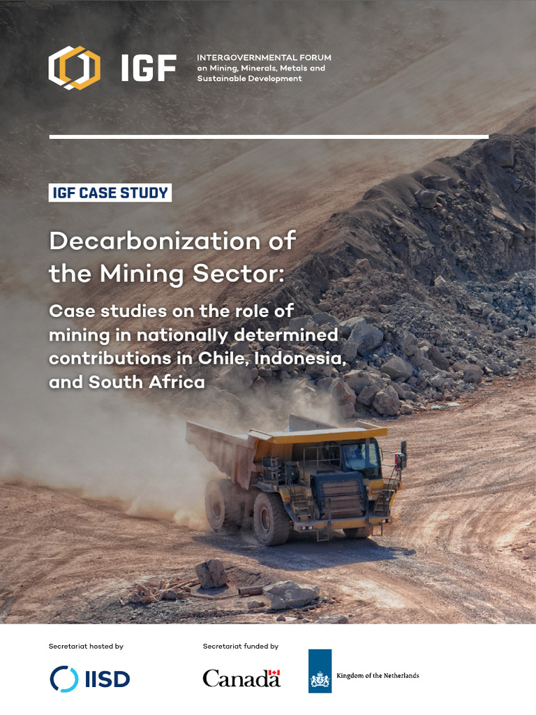 Decarbonization of Mining Sector 1732427702 | PDF | Climate Change ...