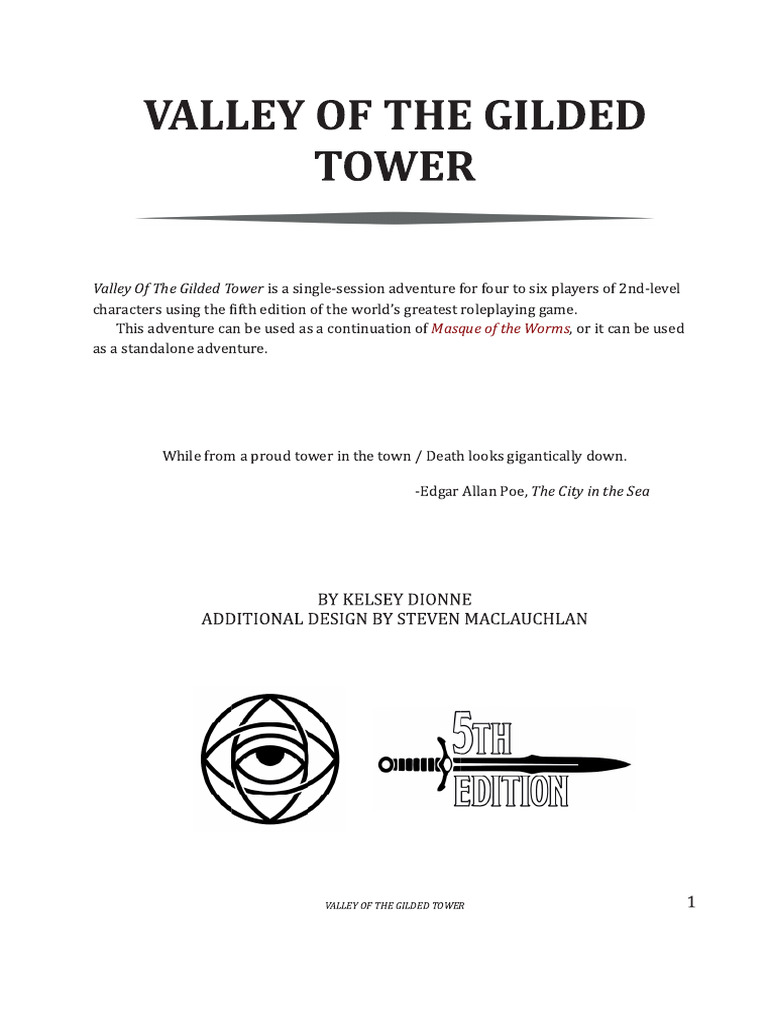 Valley of The Gilded Tower Print Friendly V3 | PDF