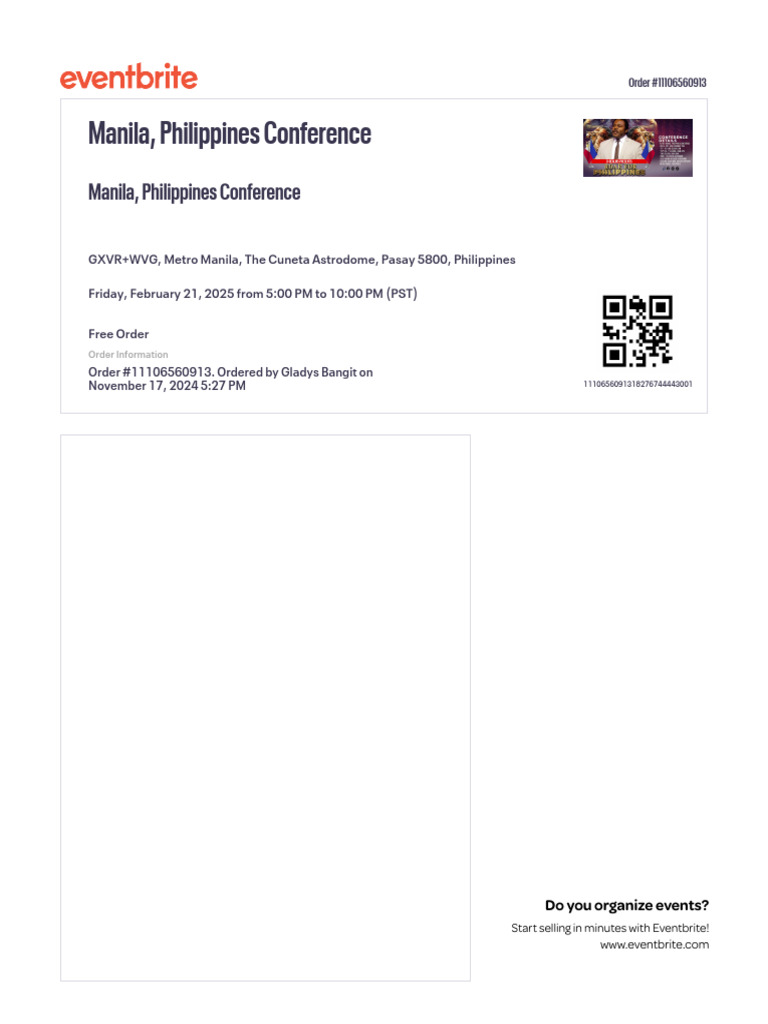 Ticket | PDF | Metro Manila | Philippines