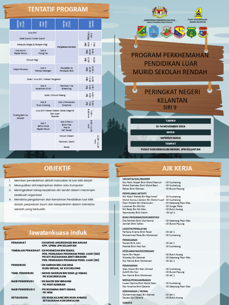 Buku Program Perkhemahan Pendidikan Luar | PDF