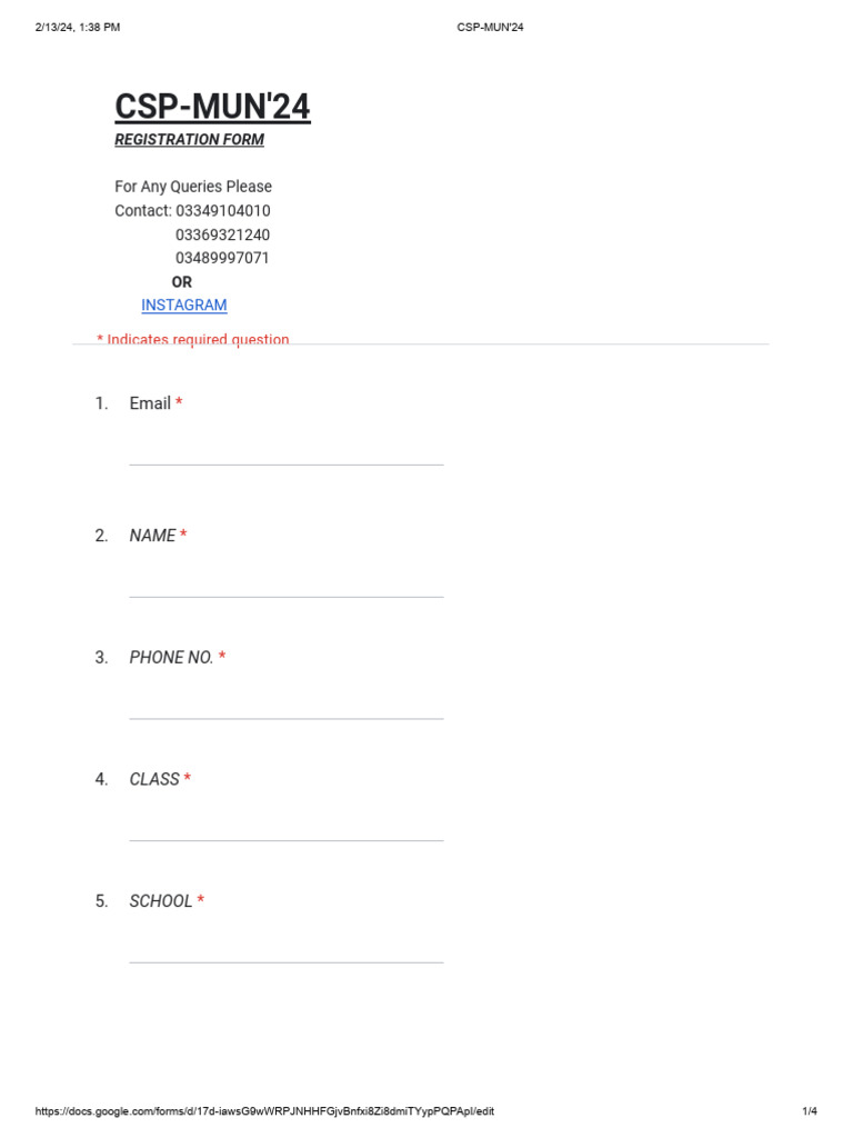Untitled Form - Google Forms | PDF