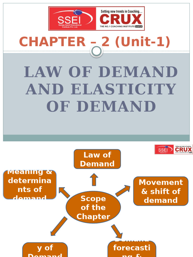 ECO CH-2 Unit-1 | PDF | Demand | Elasticity (Economics)