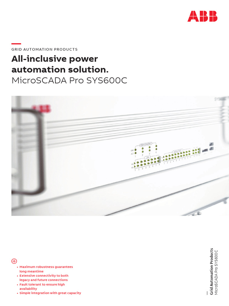 1MRS756833 LoRes H en MicroSCADA Pro SYS600C - The Compact System | PDF | Electrical Substation ...